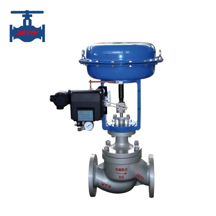 ANSI GB Flange Spring Returned Pneumatic Modulating Control Valve 4 ...